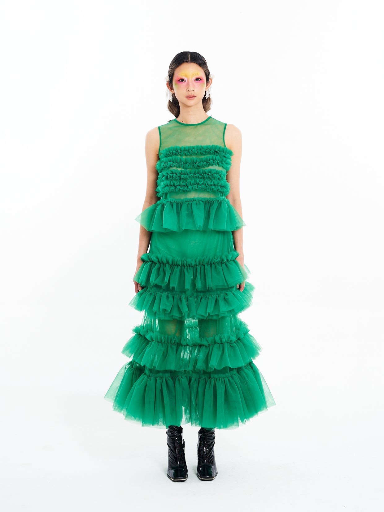 Green Ruffle Top and Maxi Skirt – Kittie Yiyi