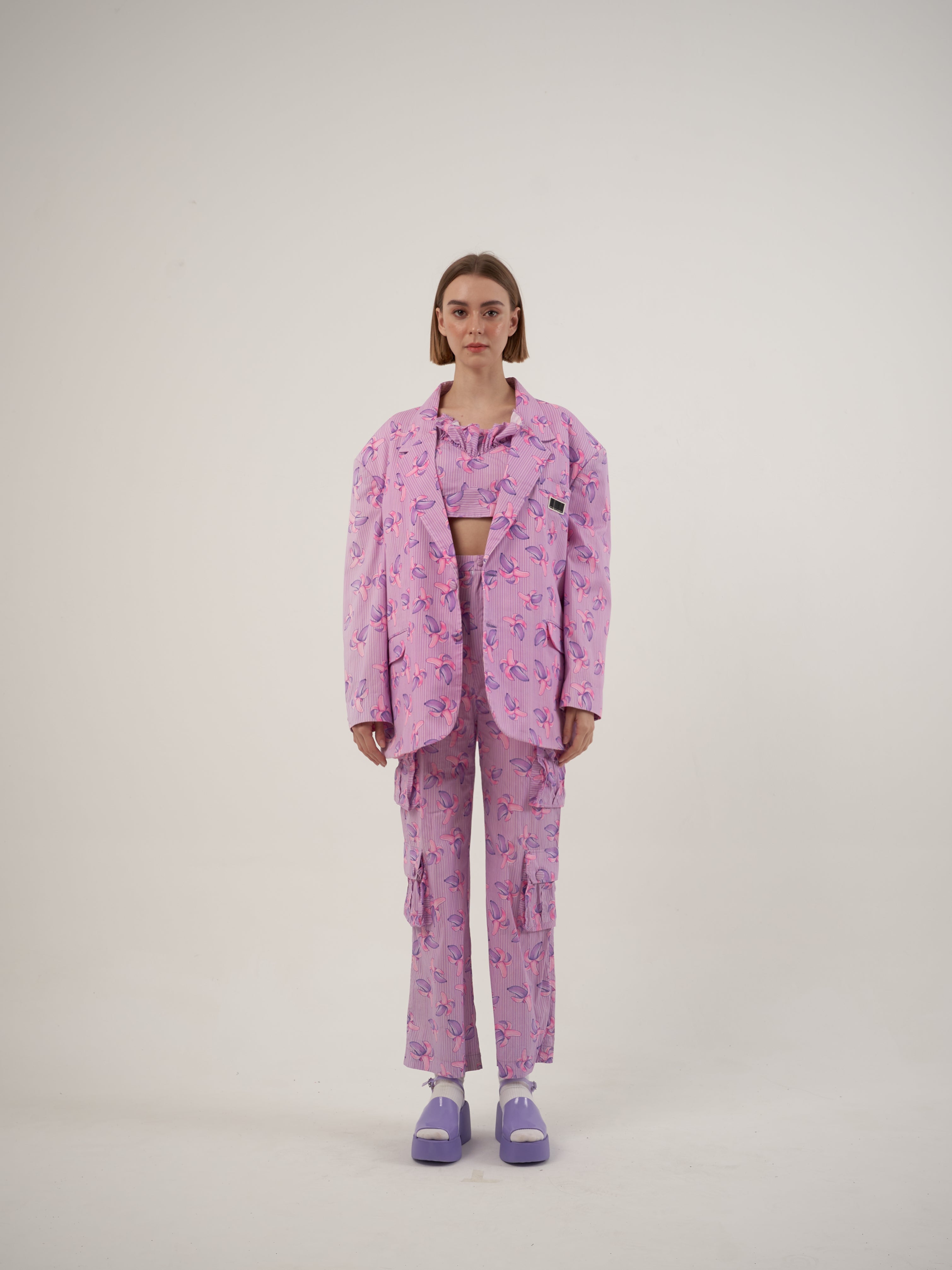 Purple Banana Jacket 3 Piece Set – Kittie Yiyi